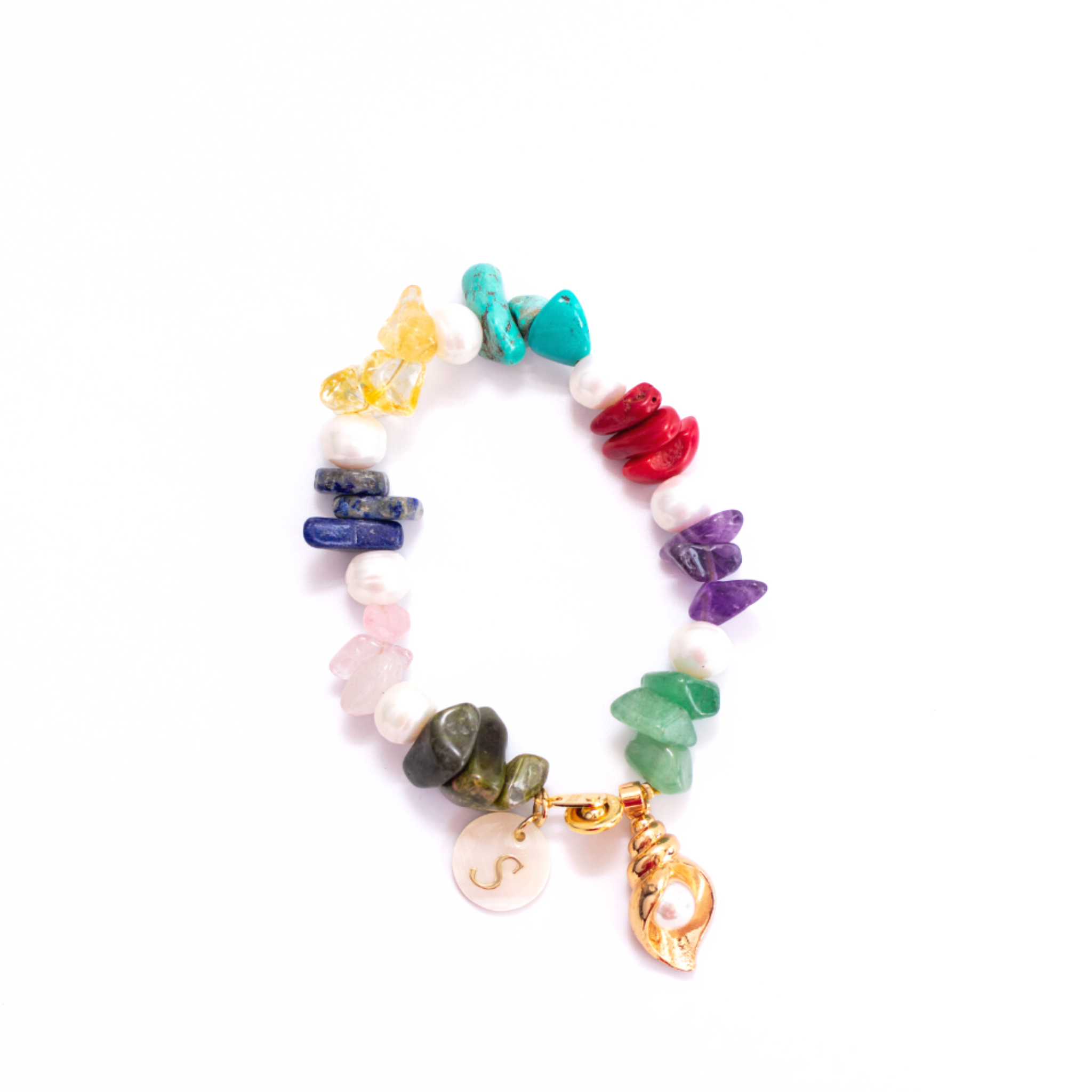 The Diqiu Charm Gemstone Bracelet – Marie