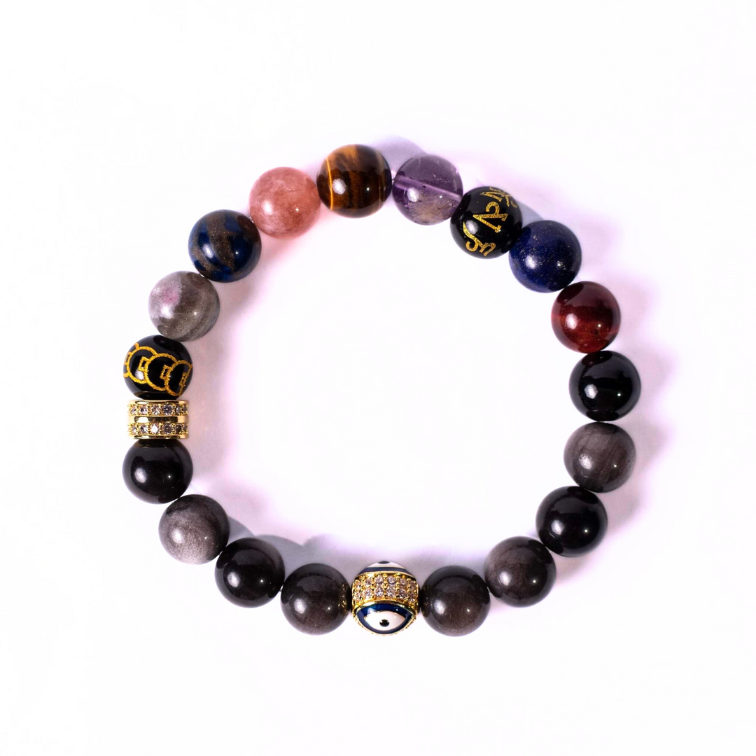 The Zenith Evil Eye 9 Gemstoned Bracelet – Marie