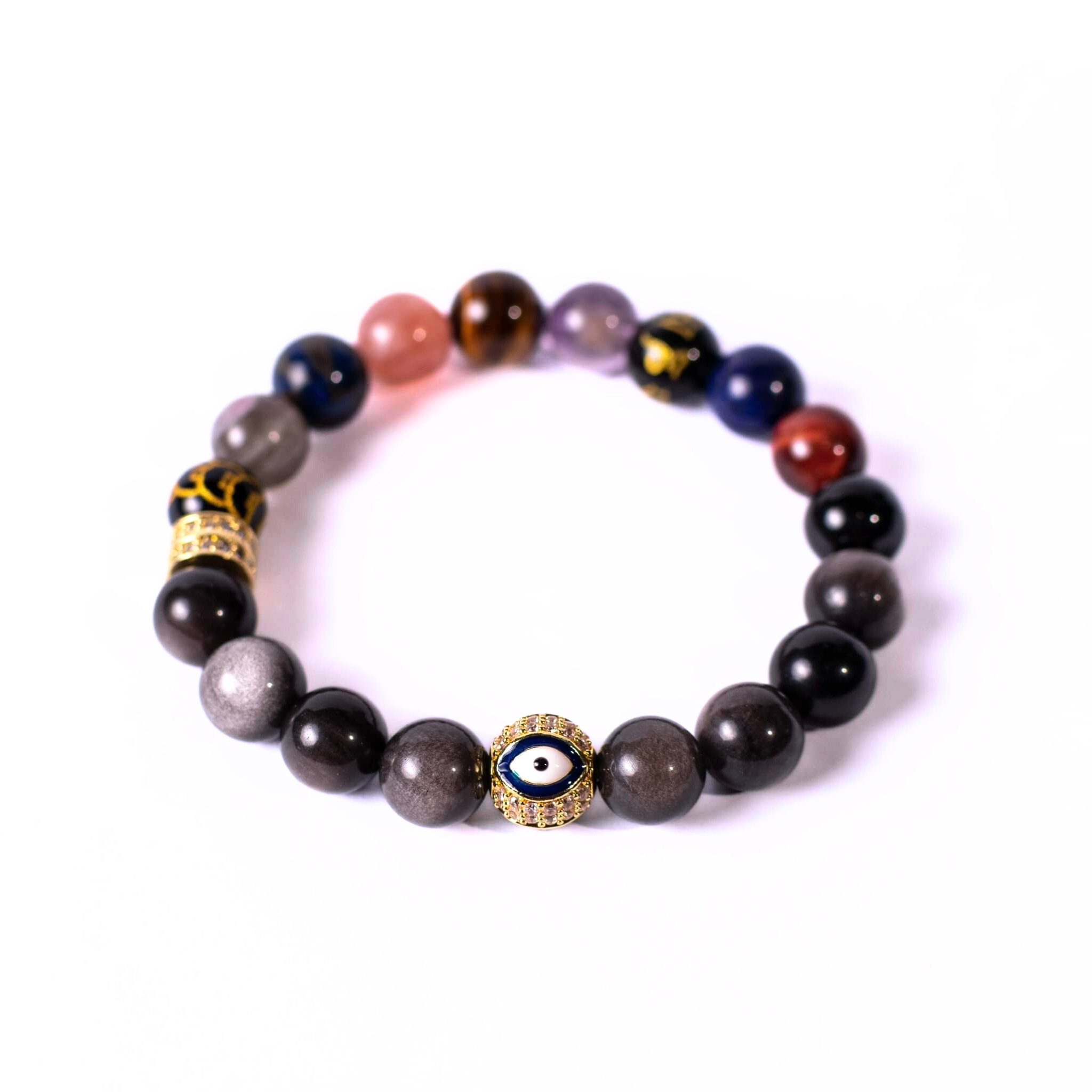 The Zenith Evil Eye 9 Gemstoned Bracelet – Marie