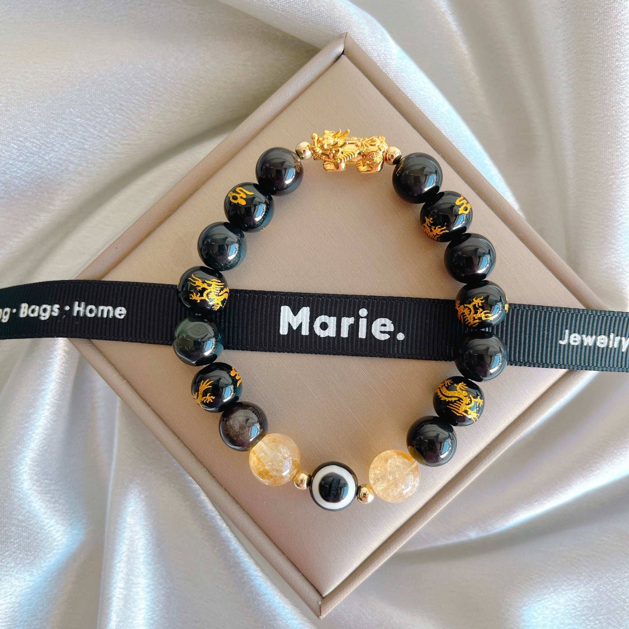 Jinzi Pixiu Gemstone Bracelet – Marie