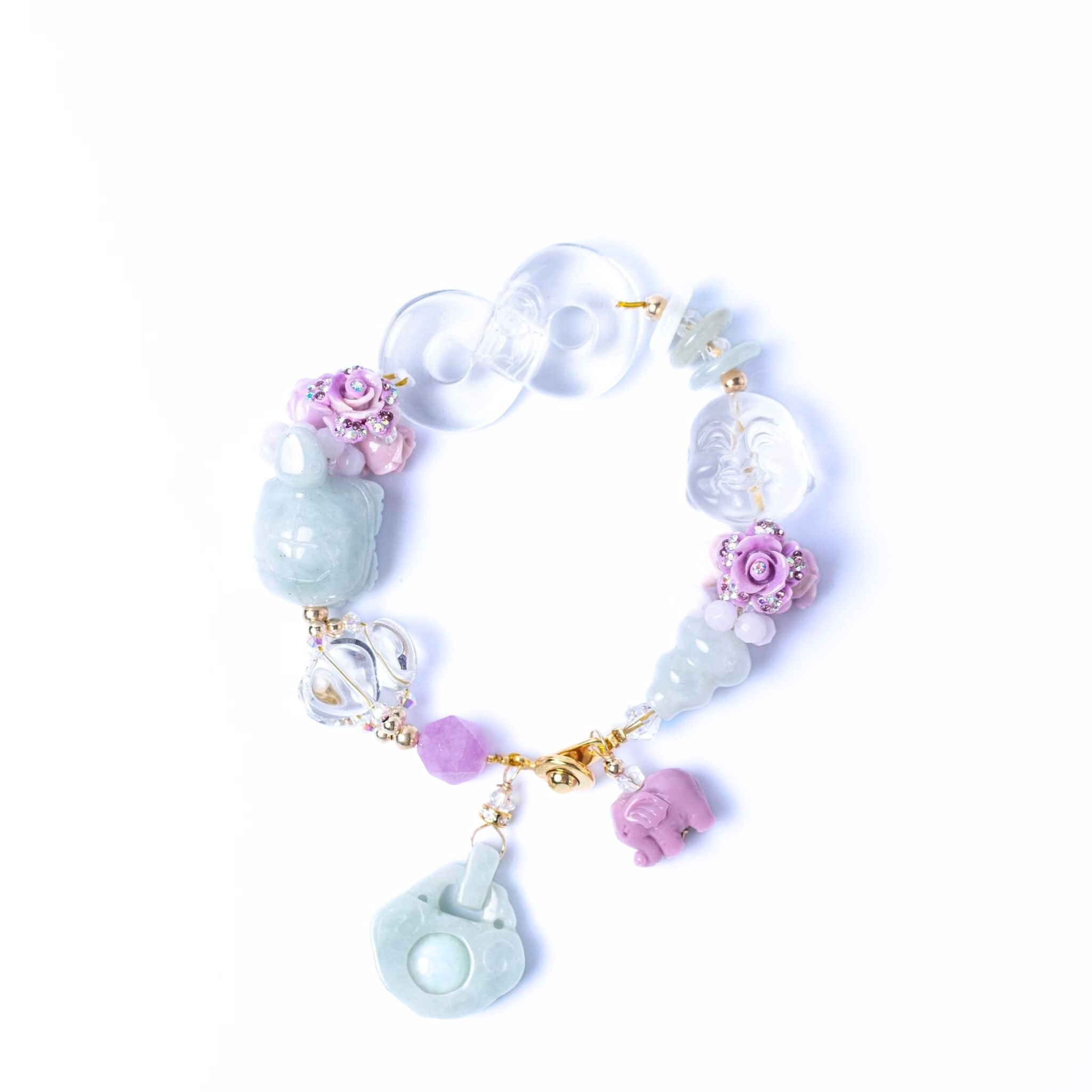The Wuliang Fu Gui Longevity Gemstone Bracelet – Marie